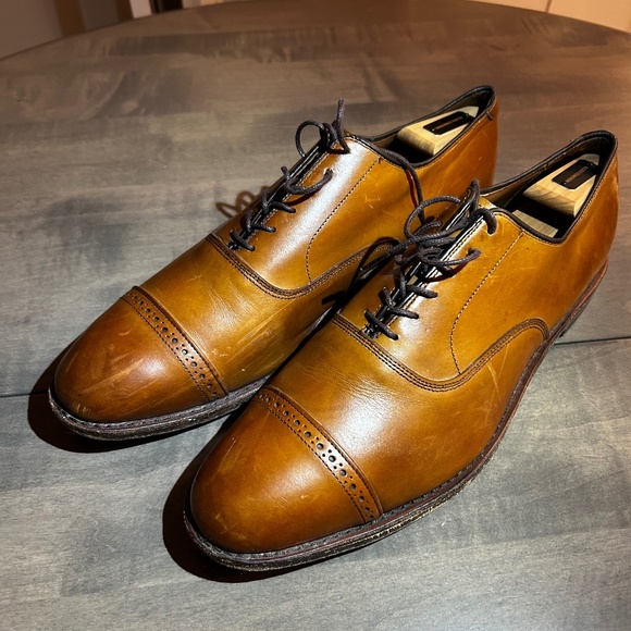 Allen Edmonds | Shoes | Allen Edmonds Brown Cap Toe Oxfords | Poshmark